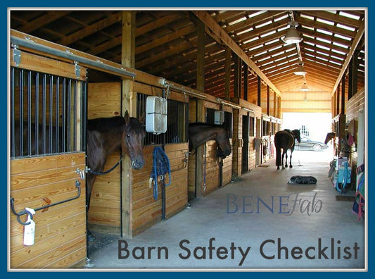 Barn Safety Checklist